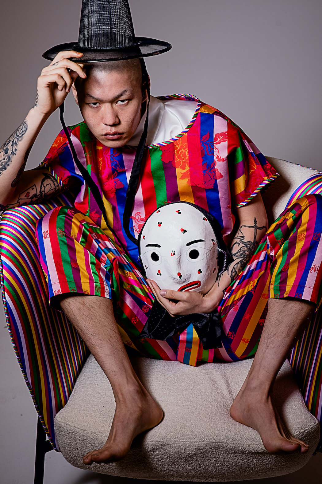 Saekdong: Multi-stripes - KALTBLUT Magazine